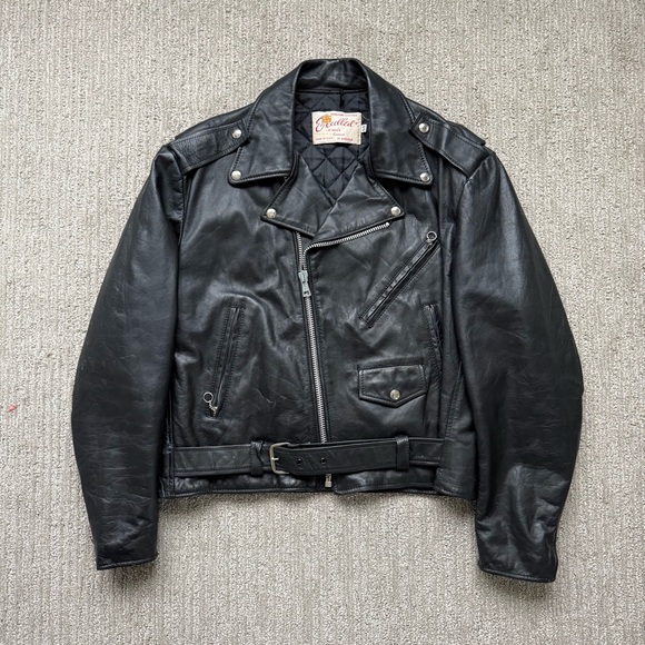 Excelled | Jackets & Coats | Vtg 7s Excelled Leather Motorcycle Jacket ...